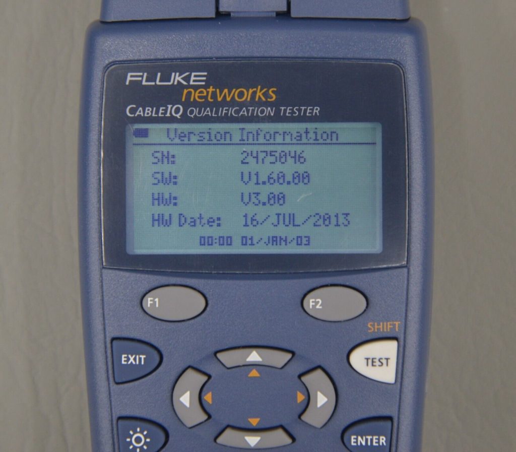 Fluke Networks CableIQ Cable Qualification Tester w/ Case – Rhino Trade LLC
