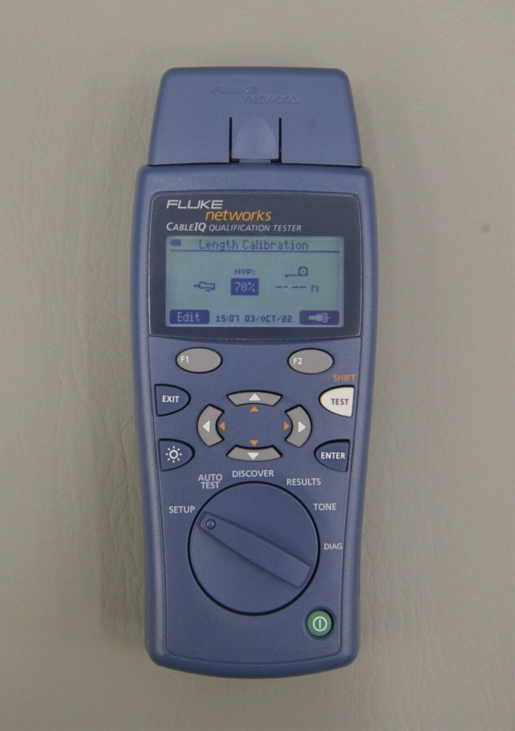 Fluke Networks CableIQ Cable Qualification Tester w/ Case – Rhino Trade LLC
