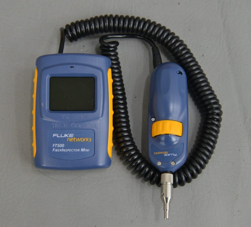 Fluke Networks FT500 Fiber Inspector Mini w/SimpliFiber Meter & Source ...