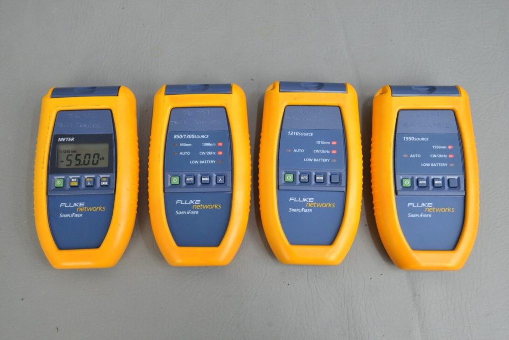 Fluke Networks FT500 Fiber Inspector Mini w/SimpliFiber Meter & Source ...