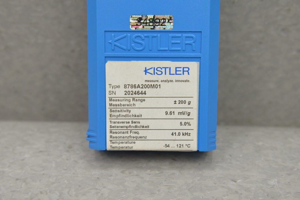 Kistler 8786A200M01 Pressure Sensor Accelerometer – Rhino Trade LLC