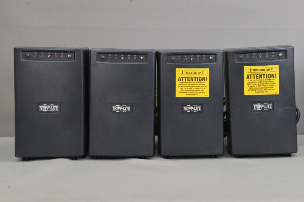Lot of 4 Tripp Lite OMNIVS1500XL 120V Input Line Interactive UPS ...