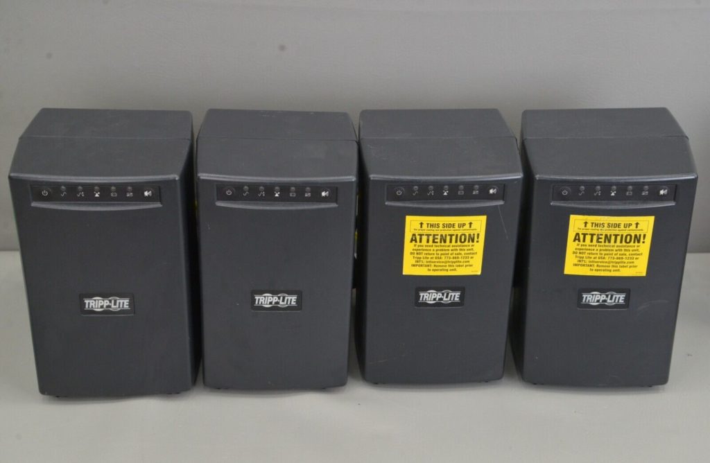 Lot of 4 Tripp Lite OMNIVS1500XL 120V Input Line Interactive UPS ...