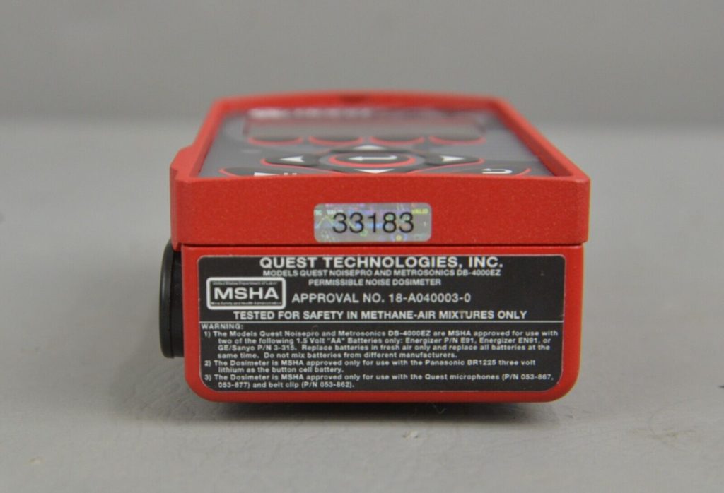 Lot of 5 Quest Technologies NoisePro DL Dosimeter w/ QC-10 Calibrator & Mic – Rhino Trade LLC