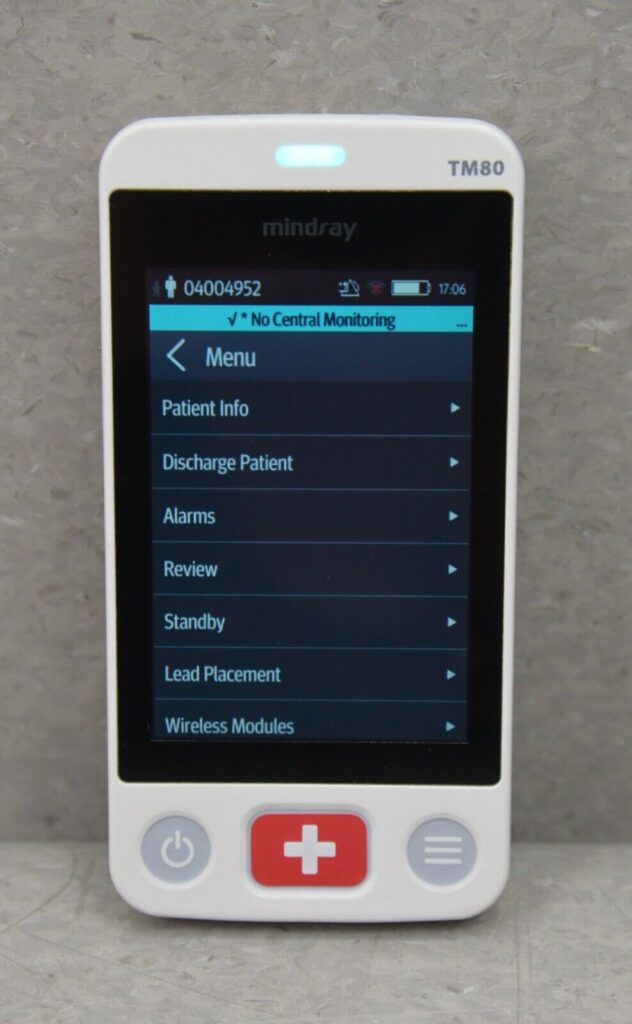 Mindray BeneVision TM80 Mini Telemetry Monitor W/ Masimo SpO2 & 5-Lead ...