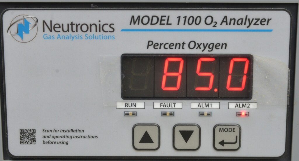 Neutronics 1100 Air AnalyzerPOGS10 On Site Gas System Air Concentrator ...