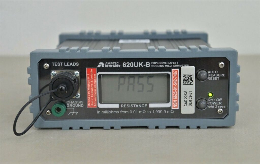 New Amptec 620UK-B Low Resistance Explosive Safety Bonding Mill ...