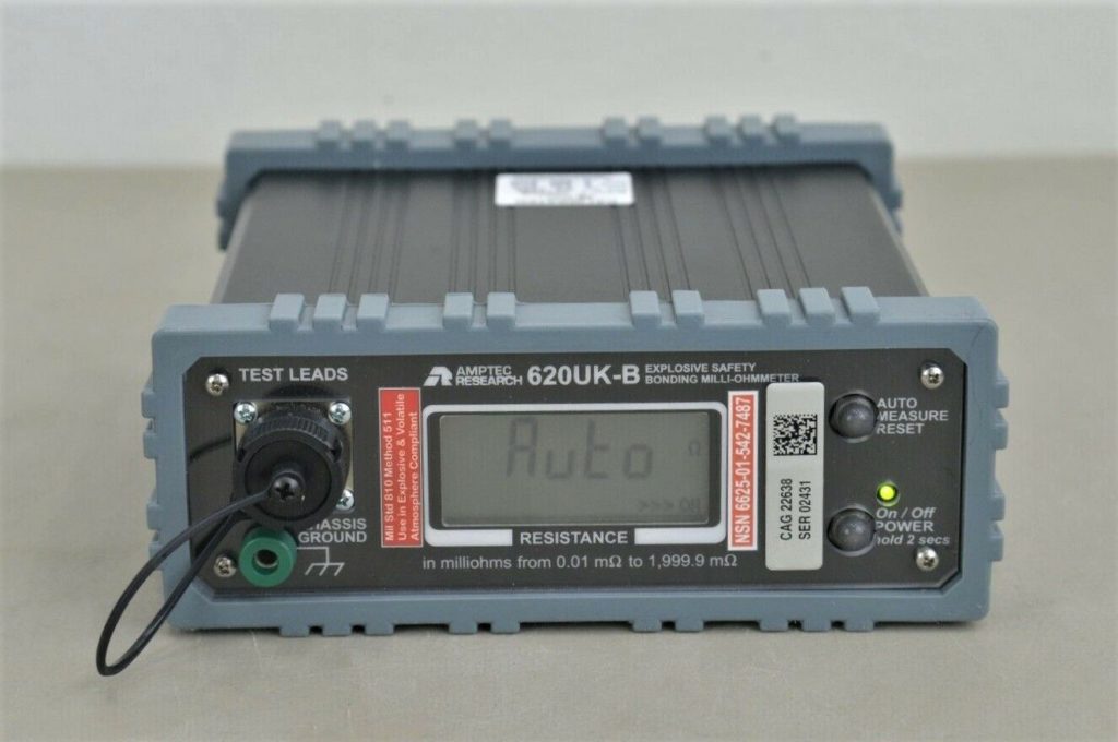 New Amptec 620UK-B Low Resistance Explosive Safety Bonding Mill ...