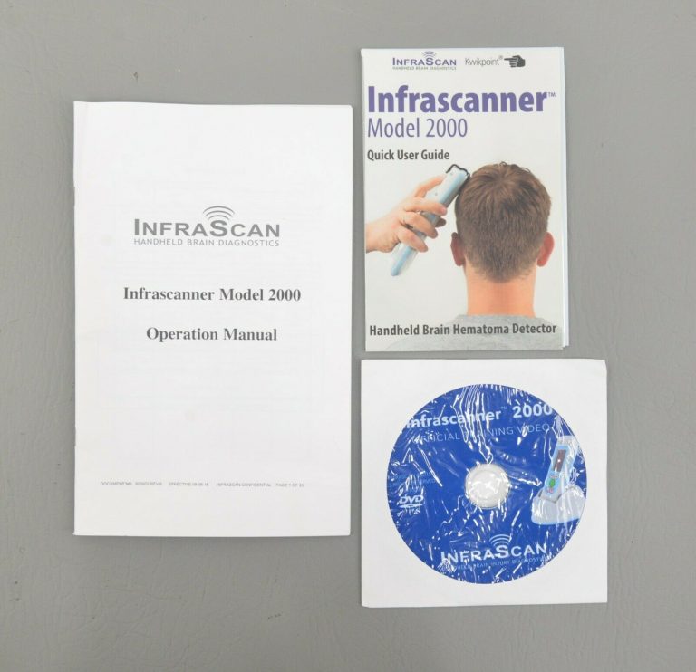 New InfraScan Infrascanner 2000 Handheld Hematoma Detector w/ Case ...