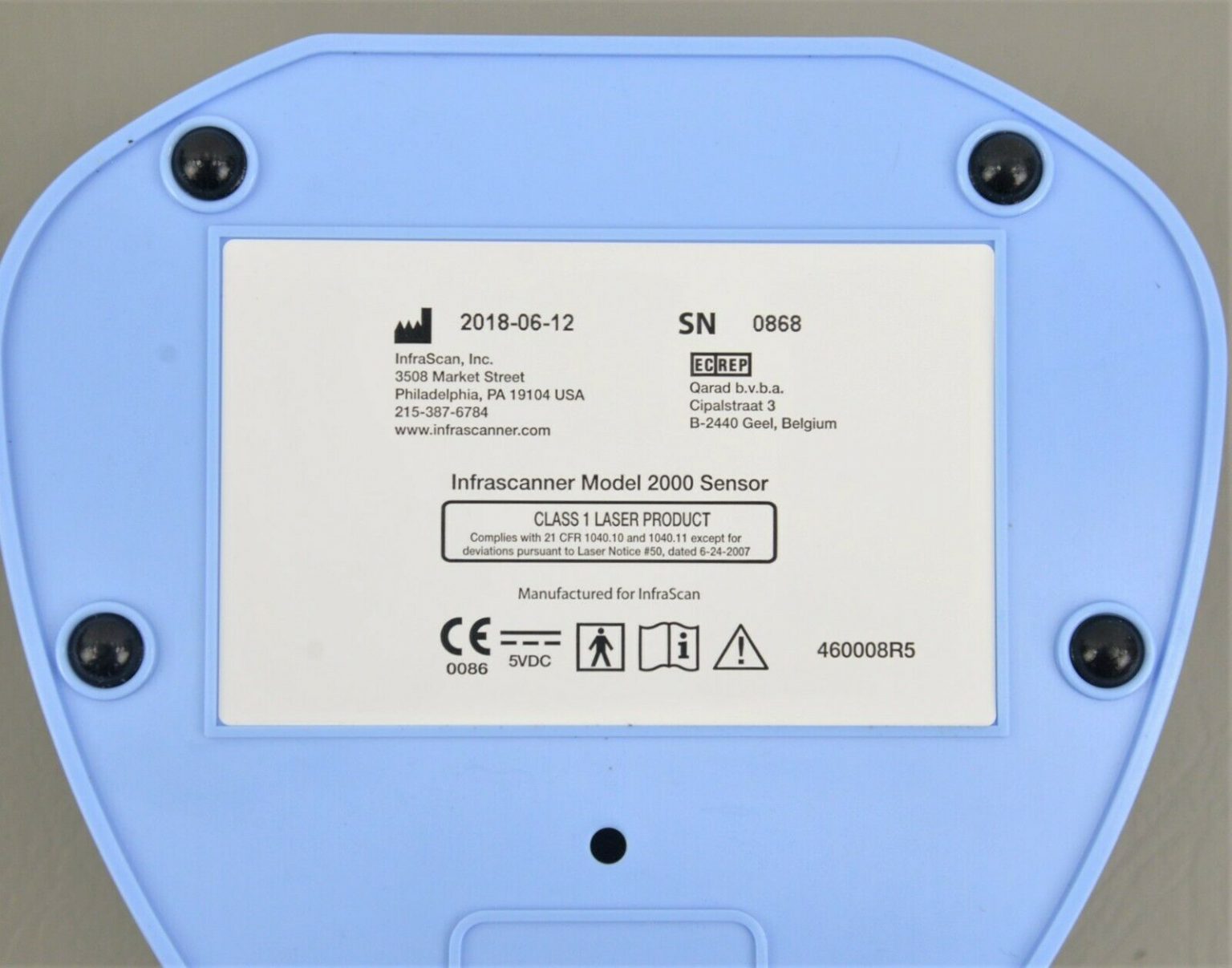 New InfraScan Infrascanner 2000 Handheld Hematoma Detector w/ Case ...