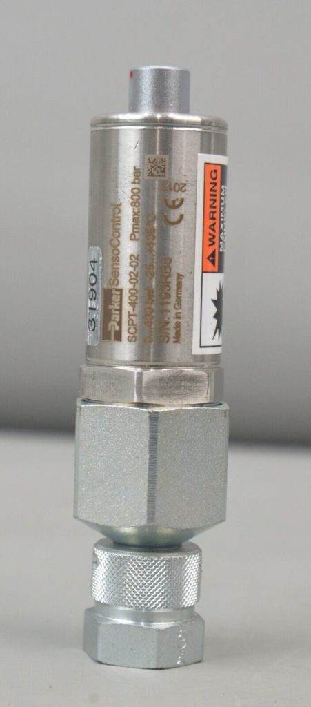 Parker SensoControl SCPT-400-02-02 Pmax:800 Bar Pressure and Temperature Sensor – Rhino Trade LLC