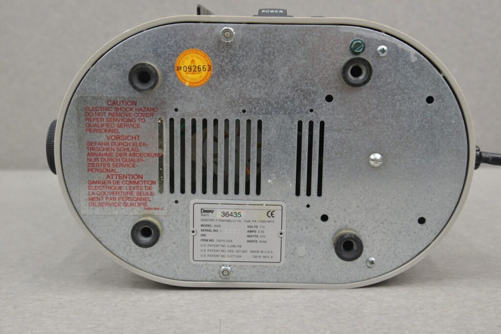 Dentsply Trubyte Triad 2000 Dental VLC Visible Light Curing Oven System ...