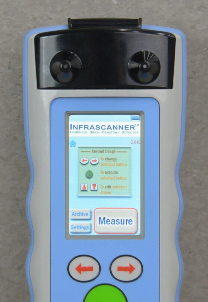 Infrascanner 2000 Handheld Brain Diagnostics with Case and Accessories ...