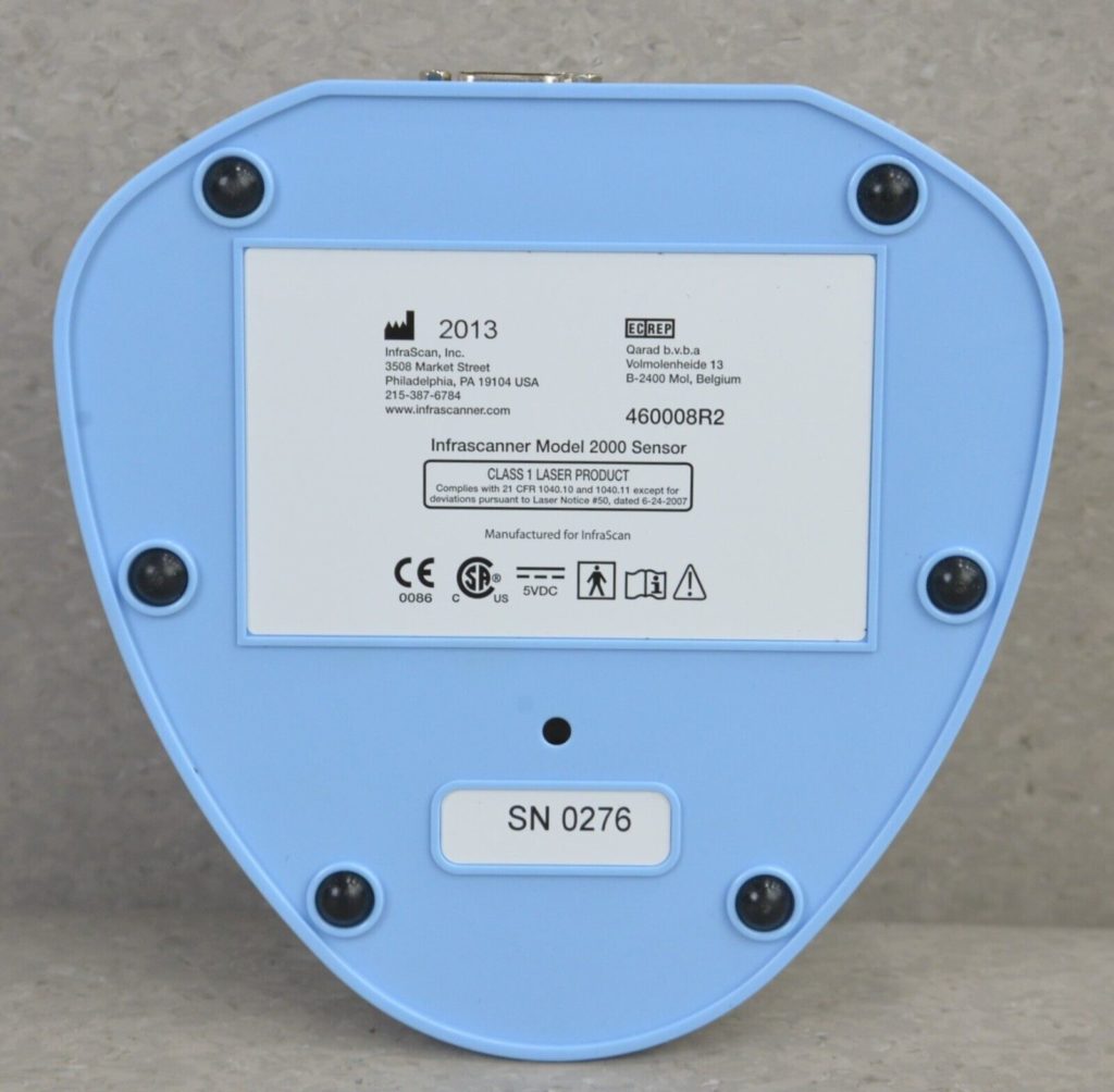 Infrascanner 2000 Handheld Brain Diagnostics with Case and Accessories ...