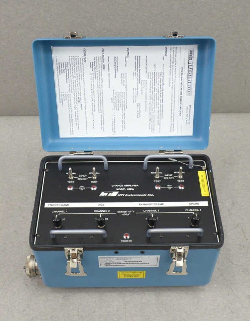 MTI Instruments PBS Charge Amplifier 42CA for 4100 Portable Vibration ...
