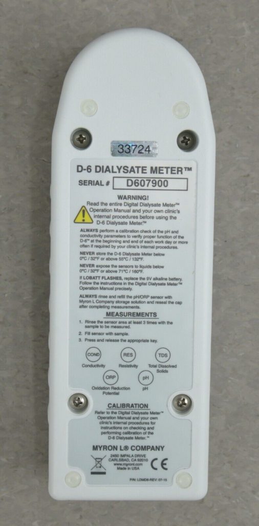 MYRON L D-6 LDMD6 Digital Dialysate Meter – Rhino Trade LLC