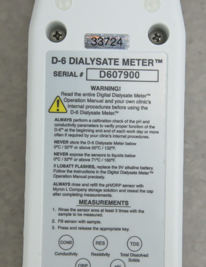 MYRON L D-6 LDMD6 Digital Dialysate Meter – Rhino Trade LLC