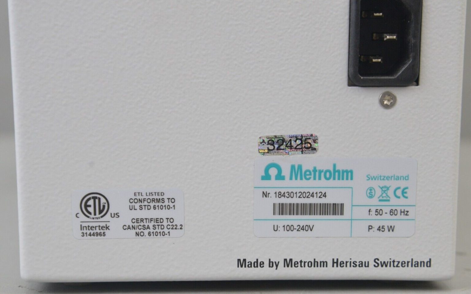Metrohm 838 Sample Processor with 843 Pump Station & 679 Stability ...