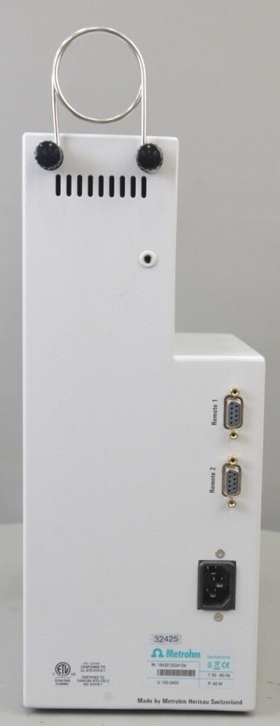 Metrohm 838 Sample Processor with 843 Pump Station & 679 Stability ...