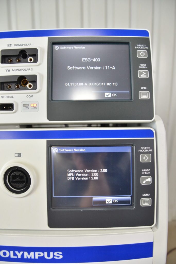 Olympus ESG-400, USG-400, TC-E400 Electrosurgical System W/Bipolar ...