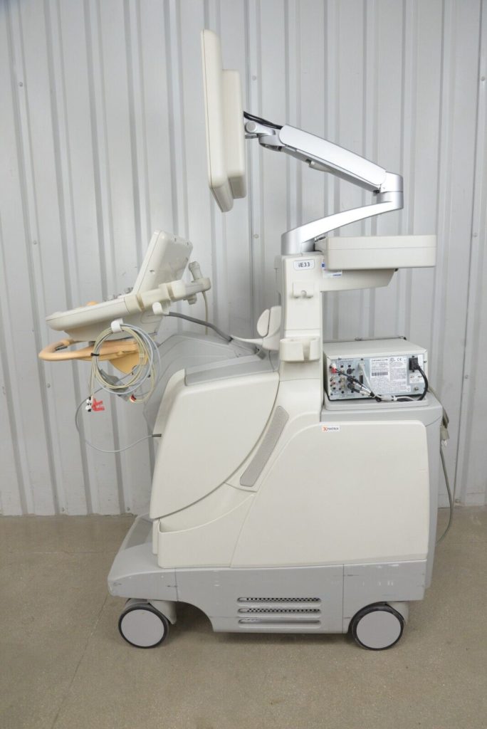 Philips IE33 Diagnostic Imaging System 8500-0082 W/ Philips X5-1 Matrix ...