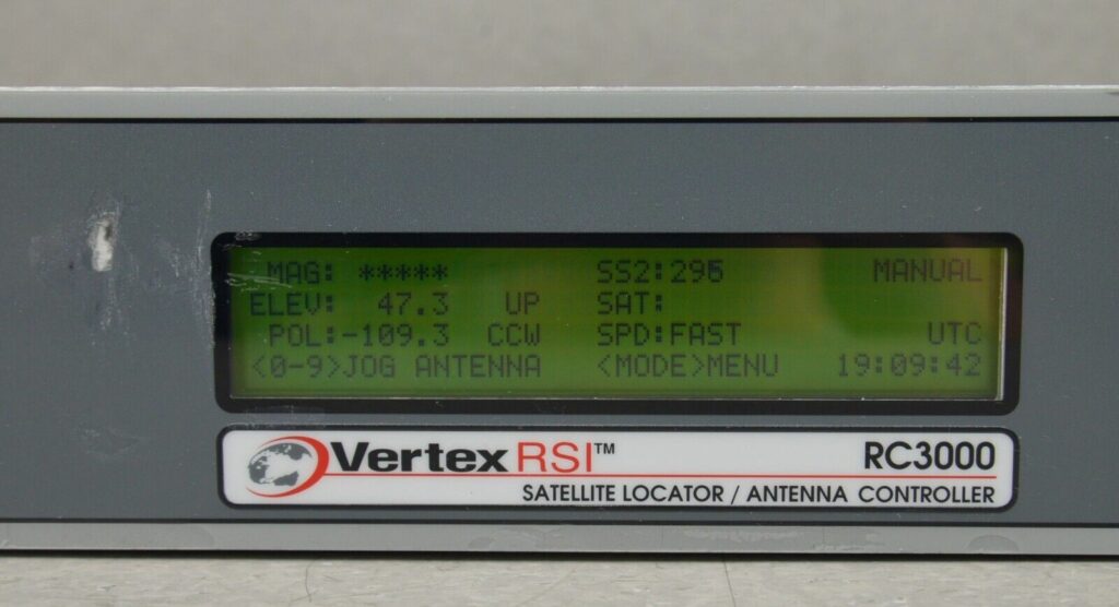 Research Concepts Vertex RSI RC3000 Satellite Locator Antenna ...