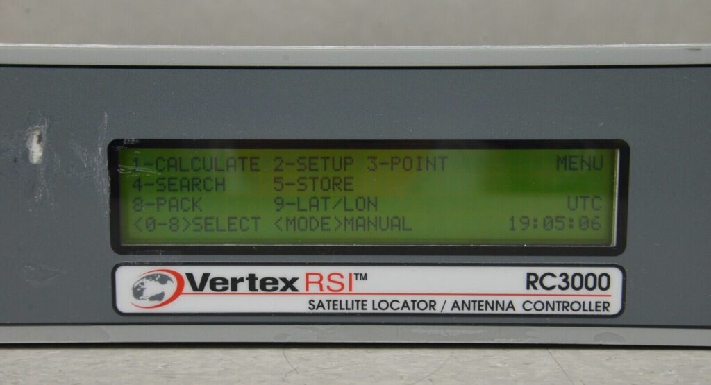 Research Concepts Vertex RSI RC3000 Satellite Locator Antenna ...