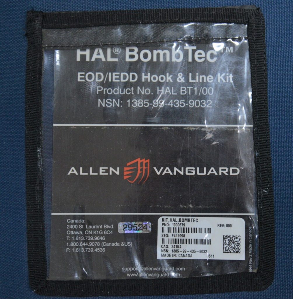 Allen Vanguard HAL BT1/00 HAL BombTec EOD IEDD Hook & Line Kit – Rhino ...