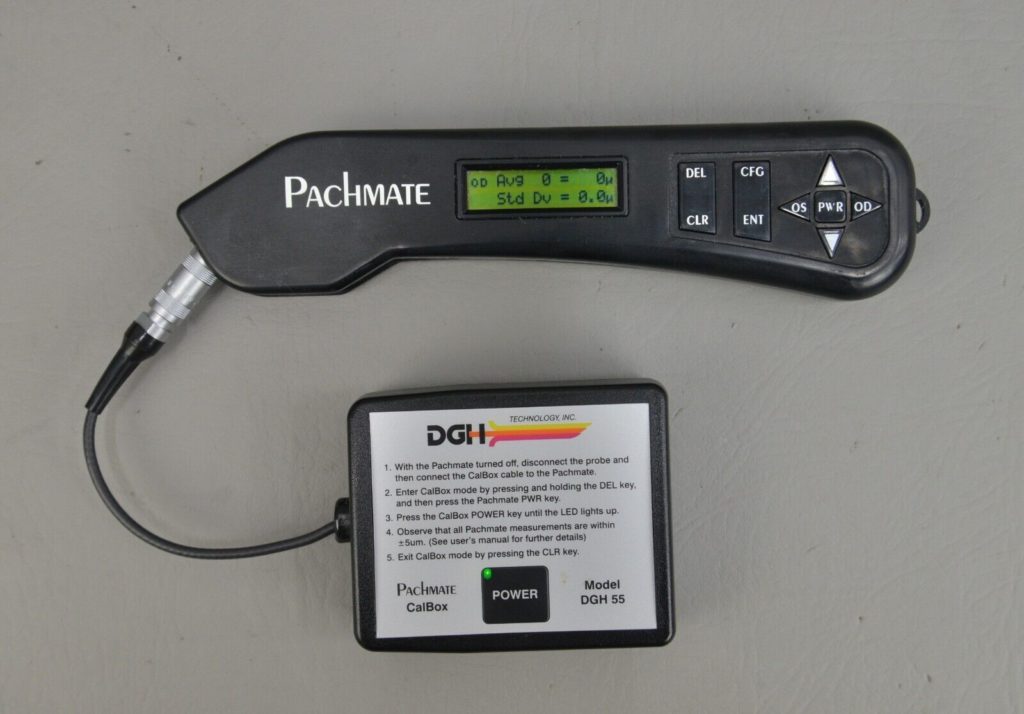 DGH Technology DGH 55 Pachmate Digital Ultrasonic Pachymeter w/ CalBox ...