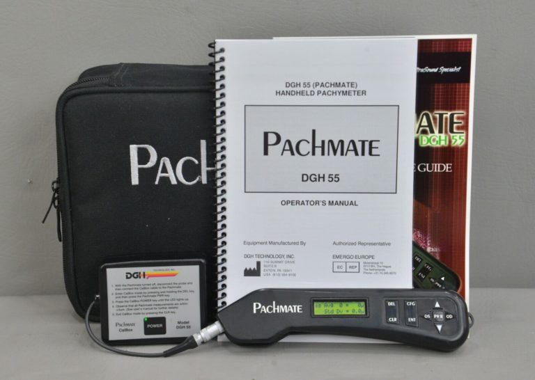 DGH Technology DGH 55 Pachmate Digital Ultrasonic Pachymeter w/ CalBox ...