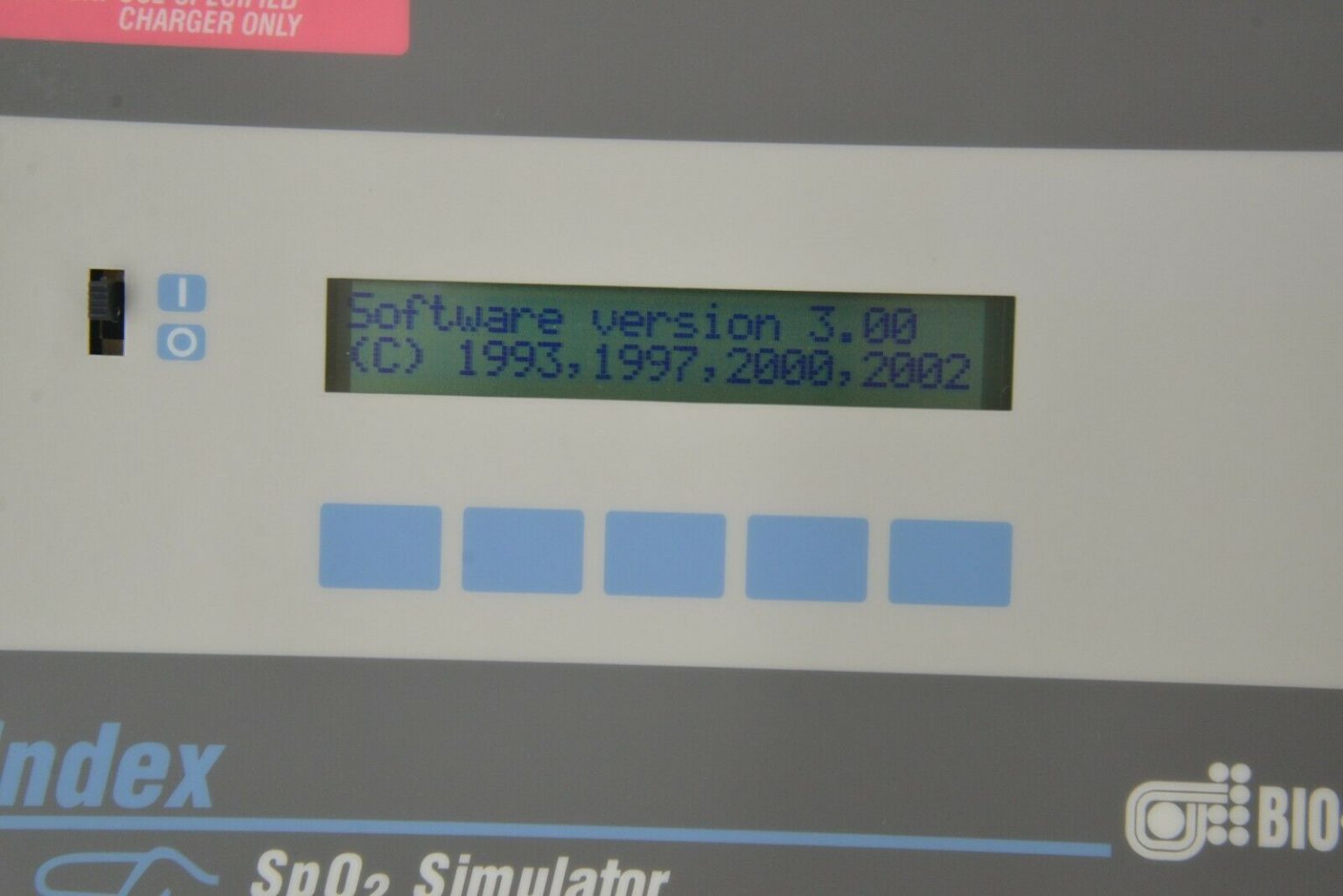 Fluke Biomedical Bio-Tek Index 2XLF Version 3.00 SpO2 Simulator (19454 ...