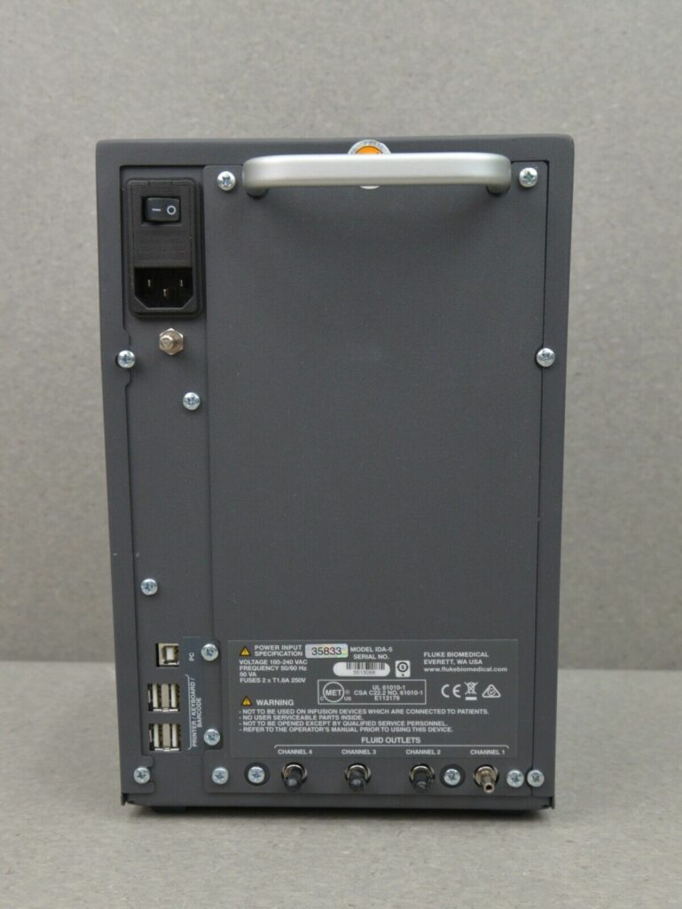 Fluke Biomedical IDA-5 4 Channel Analyzer & Tester – Rhino Trade LLC
