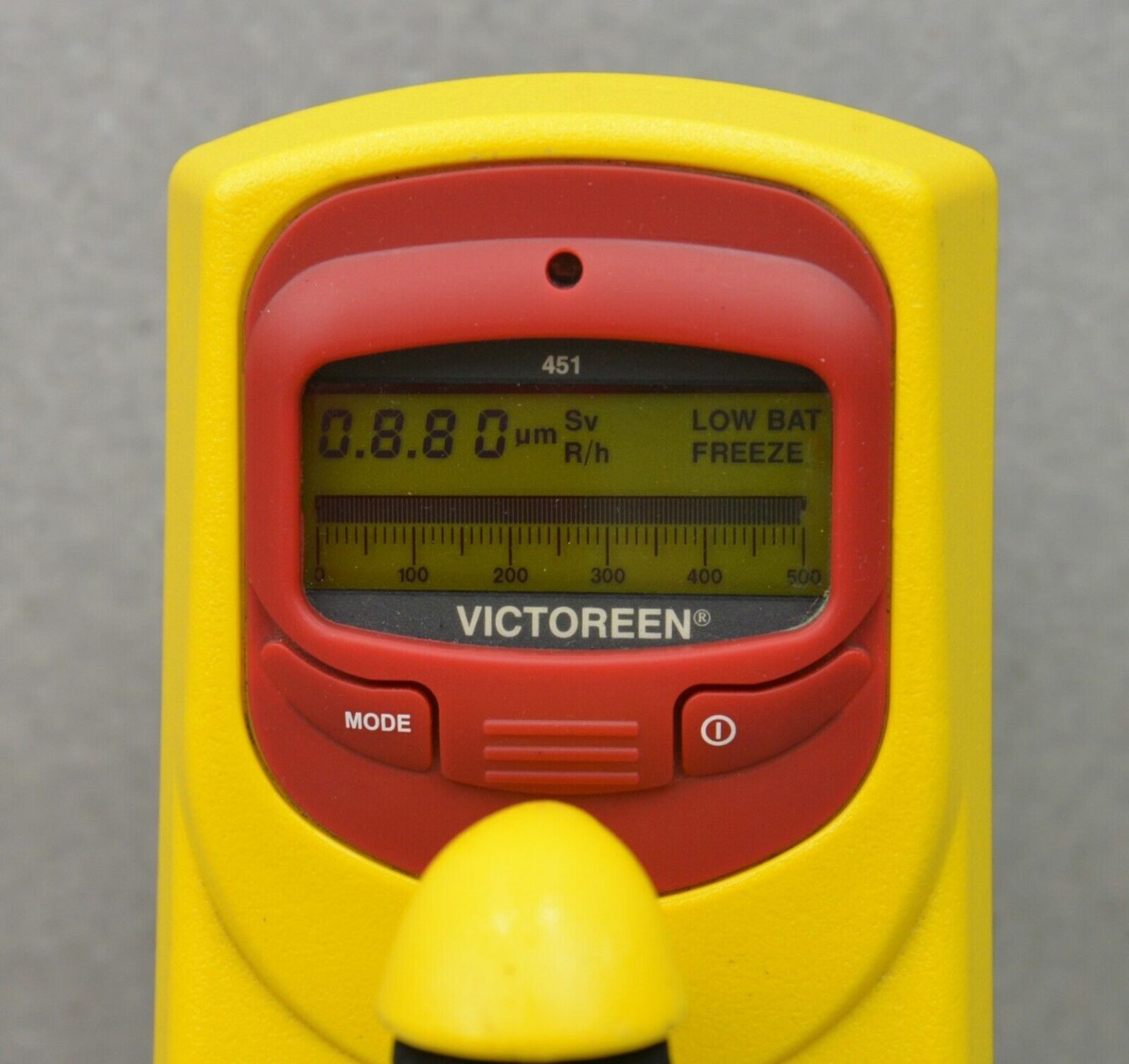 Fluke Victoreen 451B-RYR Ion Chamber Survey Meter Radiation Detector ...