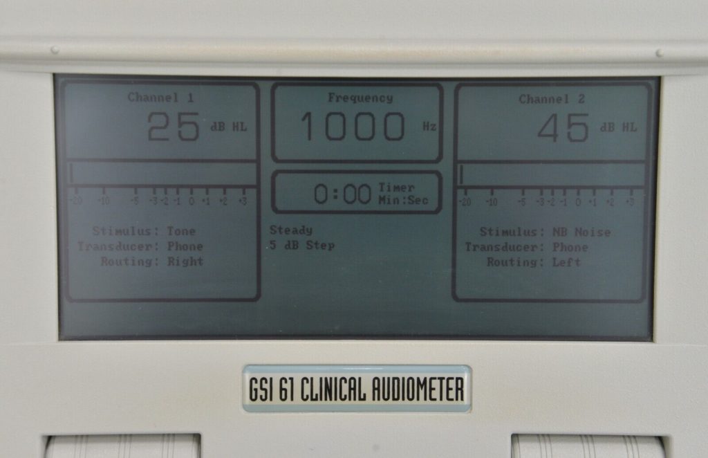 Grason Stadler GSI 61 Diagnostic Clinical Audiometer 2 Channel REF 1761 ...