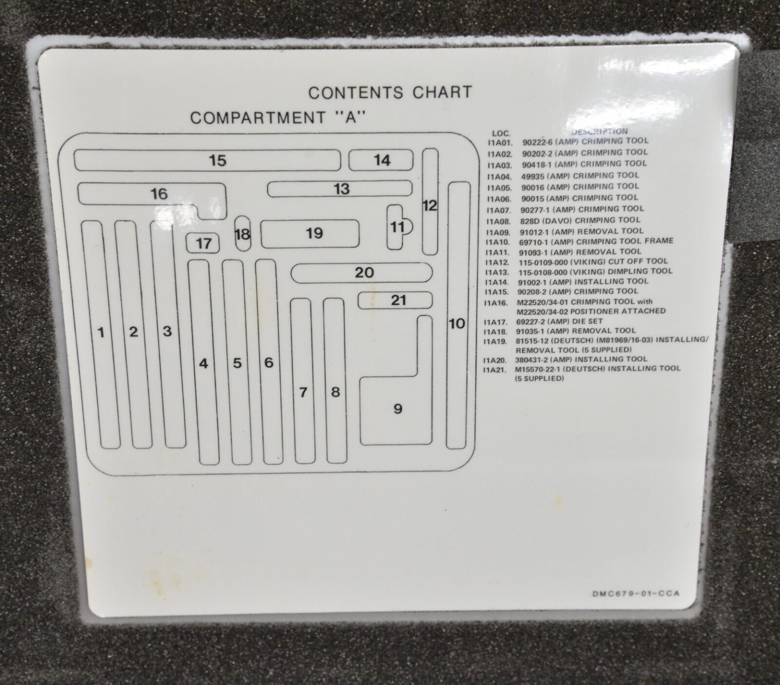 Grumman Aerospace EA-6B A/E 32M-18 Electrical Connector Repair Set DMC ...