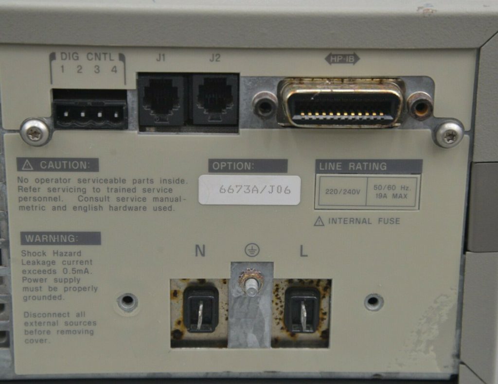 HP Agilent 6673A 0-35V/0-60A System DC Power Supply w/ Option 6673A/J06 ...