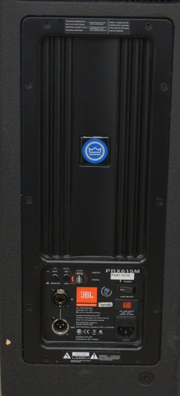JBL PRX-615M 2-Way Self-Powered Professional Loudspeaker – Rhino Trade LLC