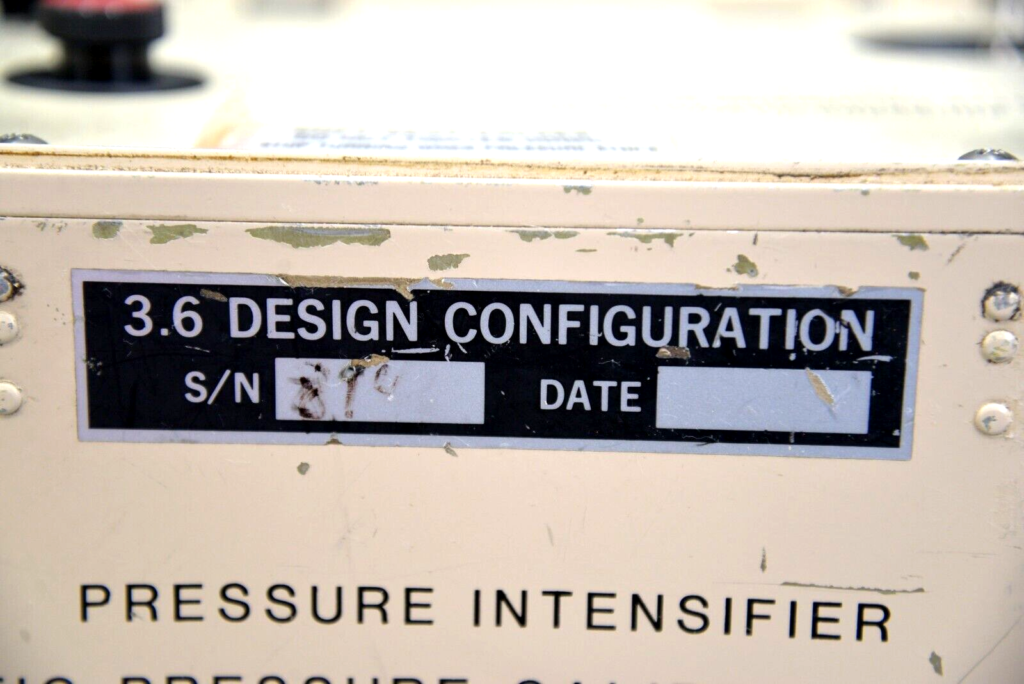 King Nutronics 3666 Automatic Pressure Calibration Intensifier System ...