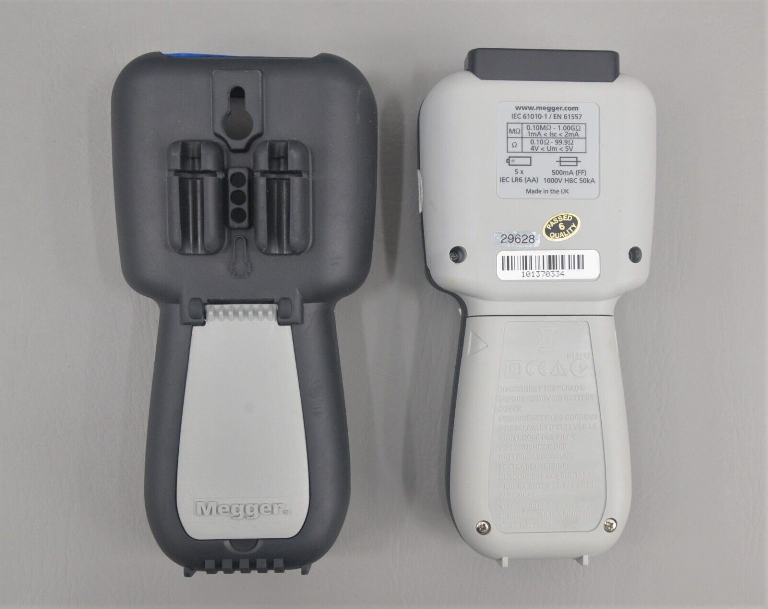 Megger MIT410 Industrial Series Digital Insulation Resistance Tester w ...