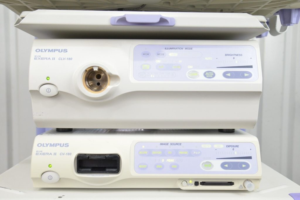 Olympus CLV-180 Light Source, CV-180 Endoscopy Video System, OEP-4 ...