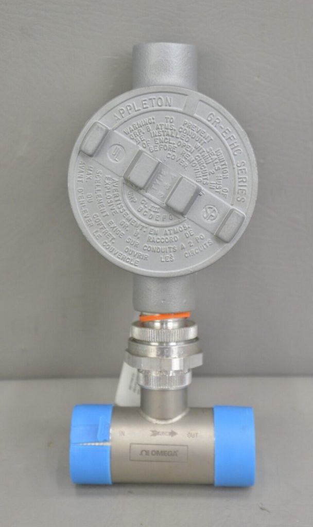 Omega FLSC-62A Loop Powered 4-20mA Transmitter w/ FTB-907 Gas Turbine ...