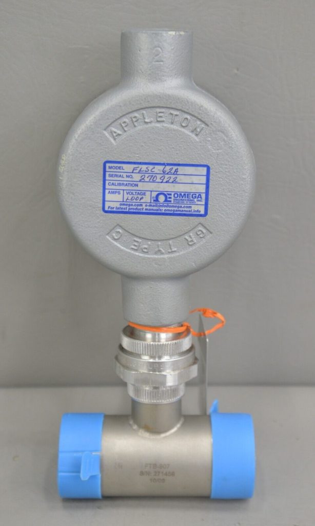 Omega FLSC-62A Loop Powered 4-20mA Transmitter w/ FTB-907 Gas Turbine ...