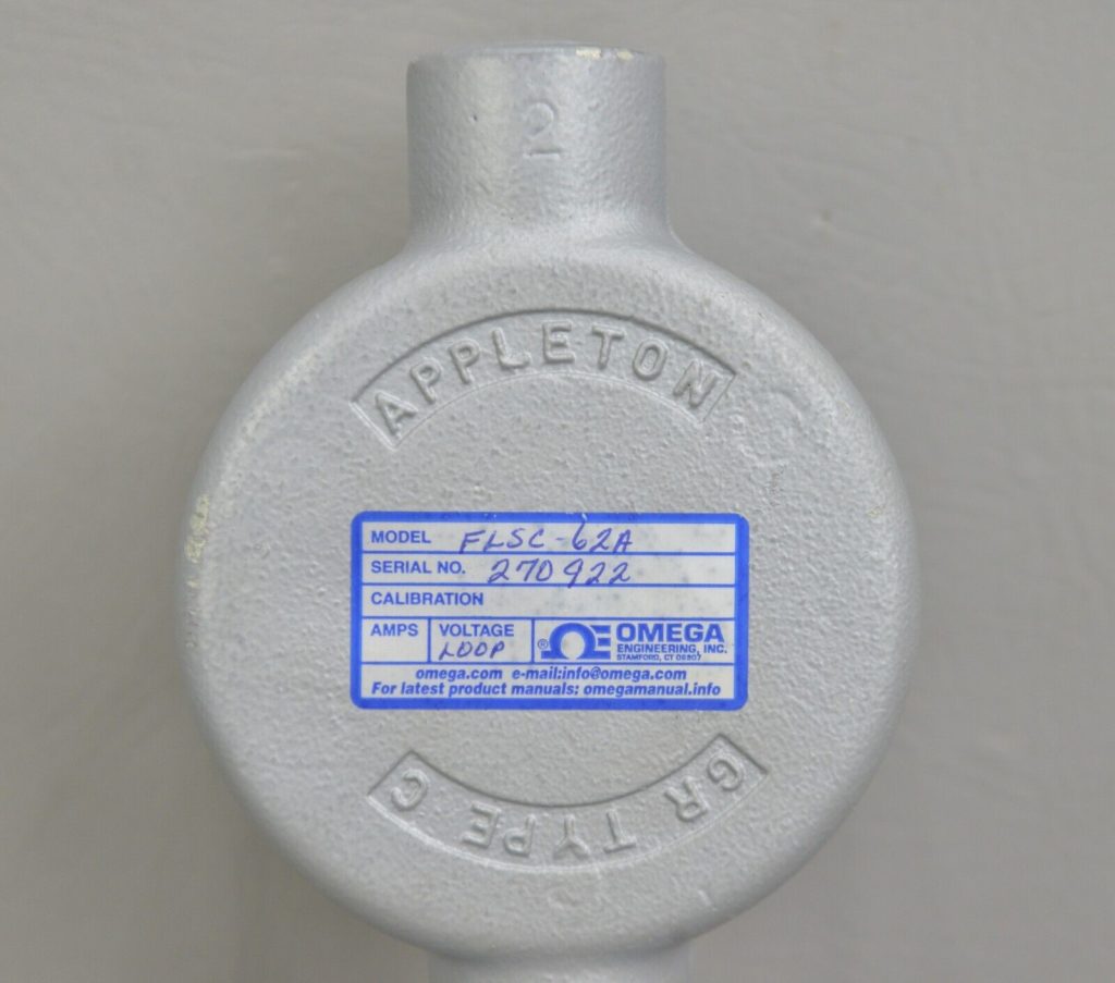 Omega FLSC-62A Loop Powered 4-20mA Transmitter w/ FTB-907 Gas Turbine ...