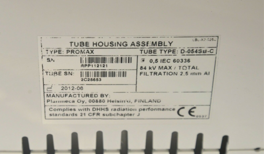 Planmeca ProMax 2012 Panaramic X-Ray Unit Dental Unit Dimax 4 Sensor ...