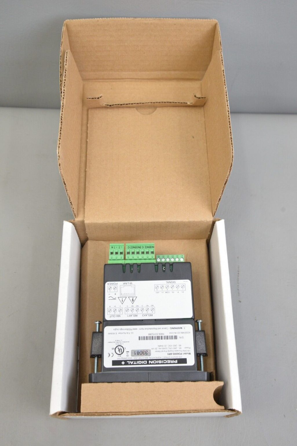 Precision Digital ProVu PD6000-6R5 1/8 DIN Process Digital Panel Meter ...