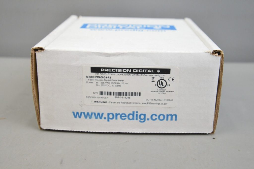 Precision Digital ProVu PD6000-6R5 1/8 DIN Process Digital Panel Meter – Rhino Trade LLC