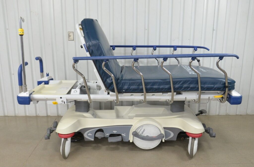 Stryker 1115 Big Wheel Prime Series Hospital Stretcher W/ Mattress ...