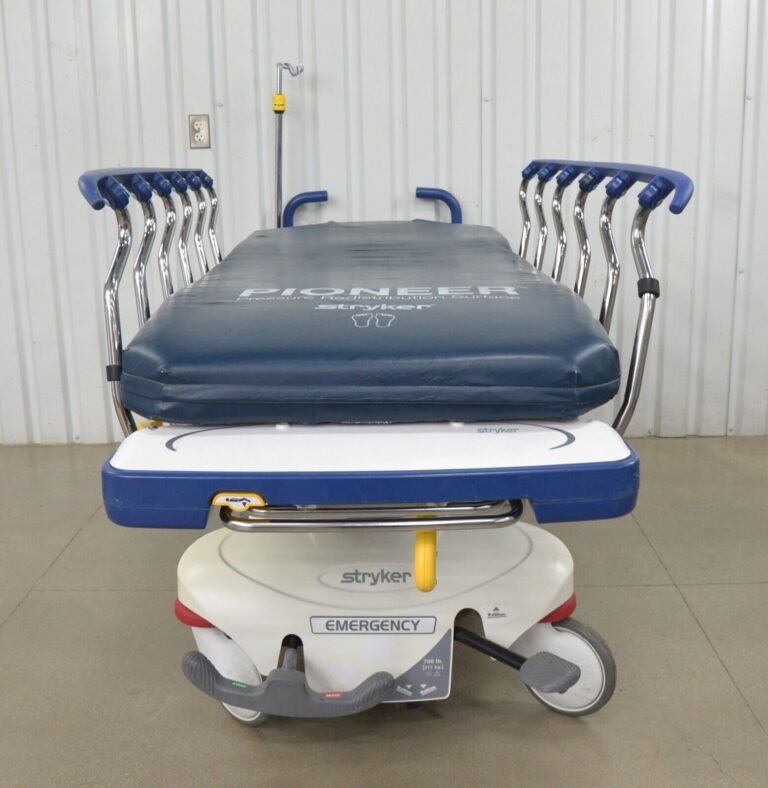 Stryker 1115 Big Wheel Prime Series Hospital Stretcher W/ Mattress ...