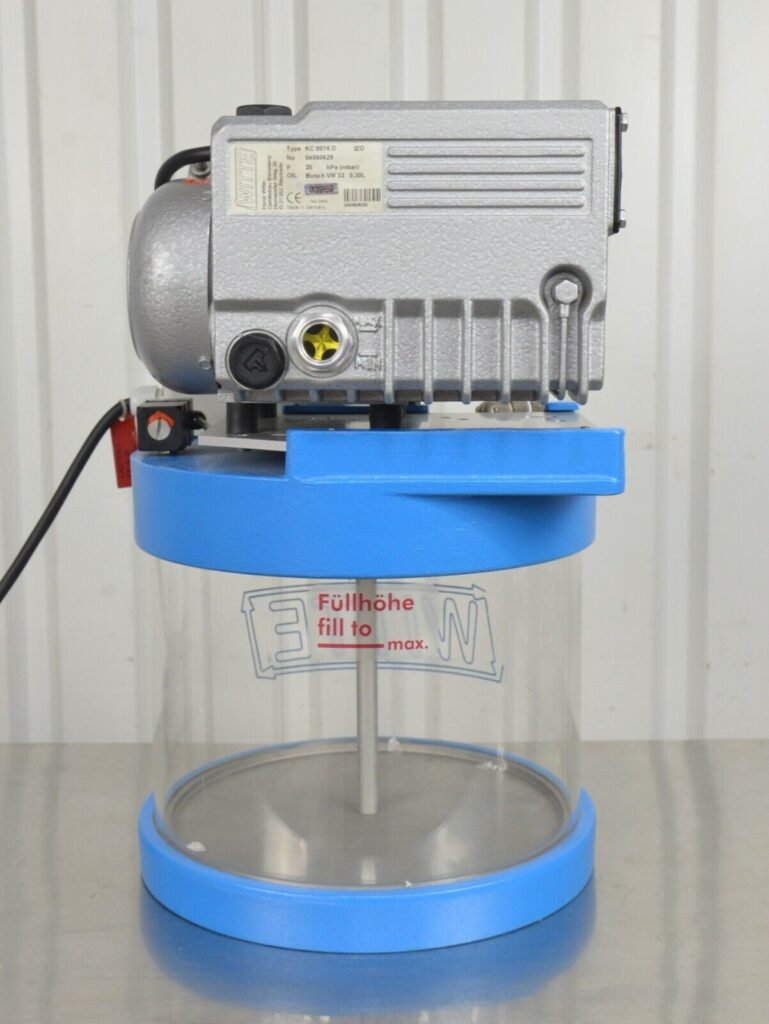 WITTE KC 0016 D Vacuum Pump Unit W/ Workstation & Vacuum Storage ...