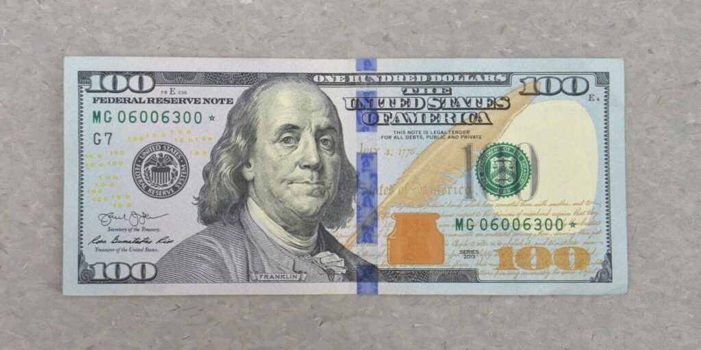 100 Dollar Bill Star Note Series 2013 Very Cool Serial Number ...